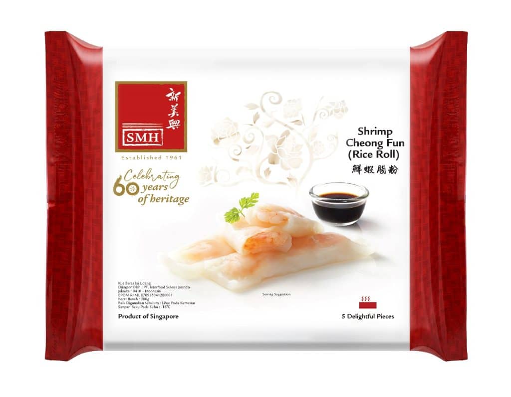 SMH Steam Rice Roll with Shrimp (Chee Cheong Fun) (5s) 280g