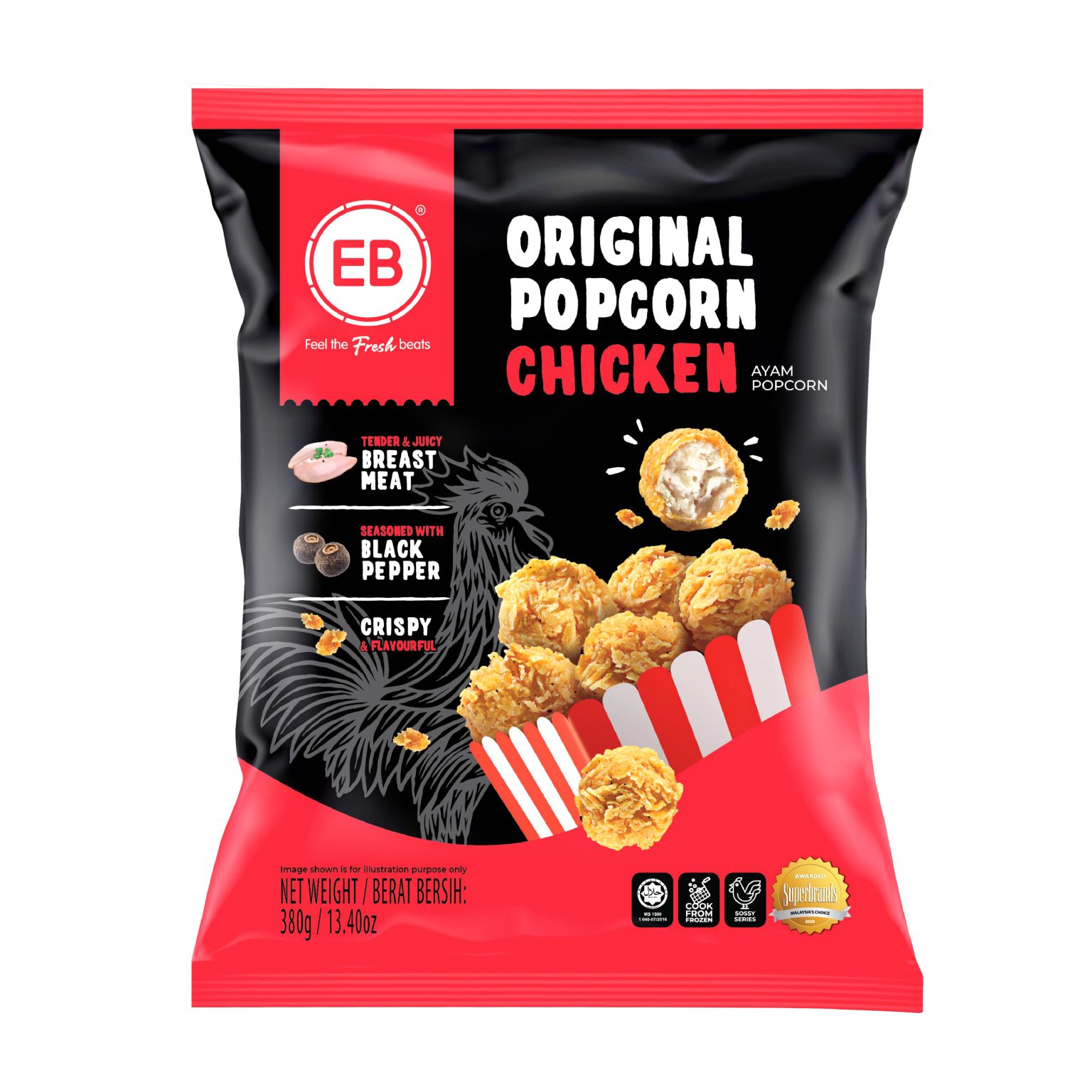 EB Original Popcorn Chicken 380g