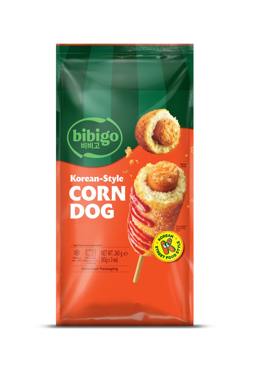 Convenience Food Ltd Eshop - Bibigo Plant-Based Korean-Style Corn Dog ...